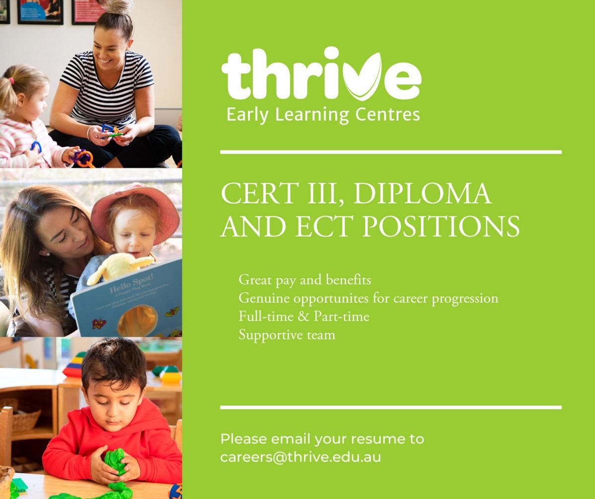 Careers - Thrive Early Learning centres